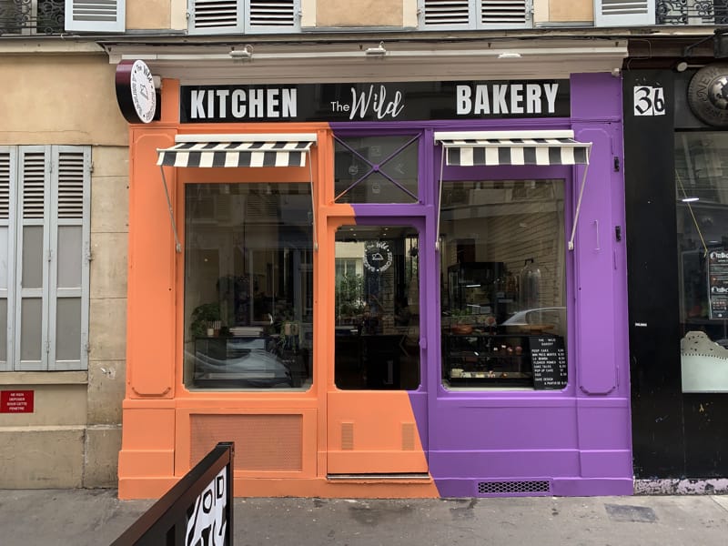 Branding pour The Wild Kitchen - Enseigne vitrine